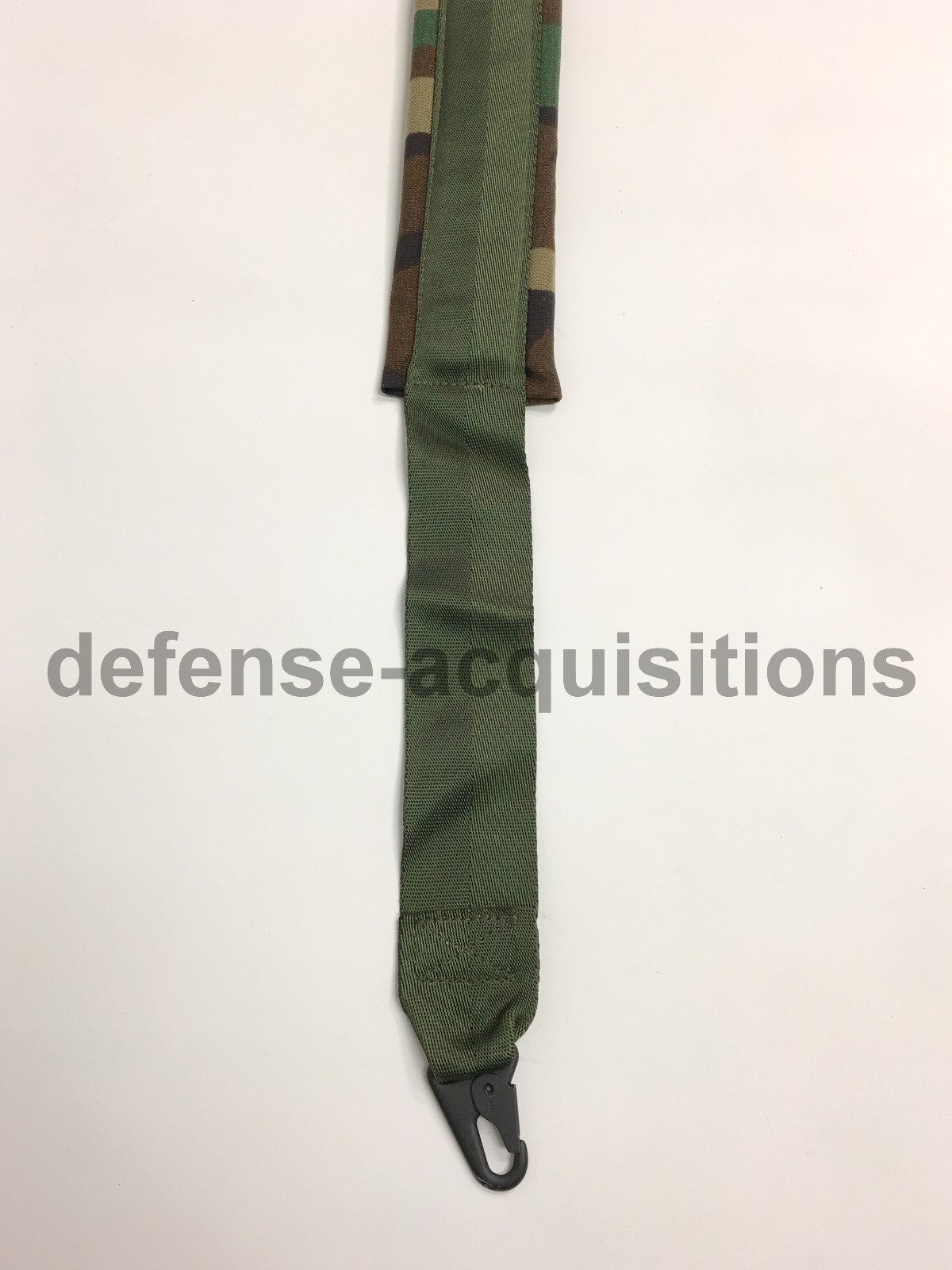 Military Padded Sling Shoulder Strap Woodland Camo HK Clips Blk ITW ...