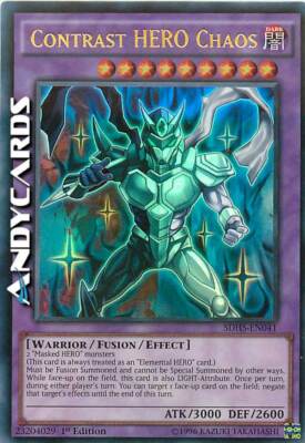 Contrast HERO CHAOS (Chaos Hero Contrast) * Ultra R * SDHS en041 * 1ed ...