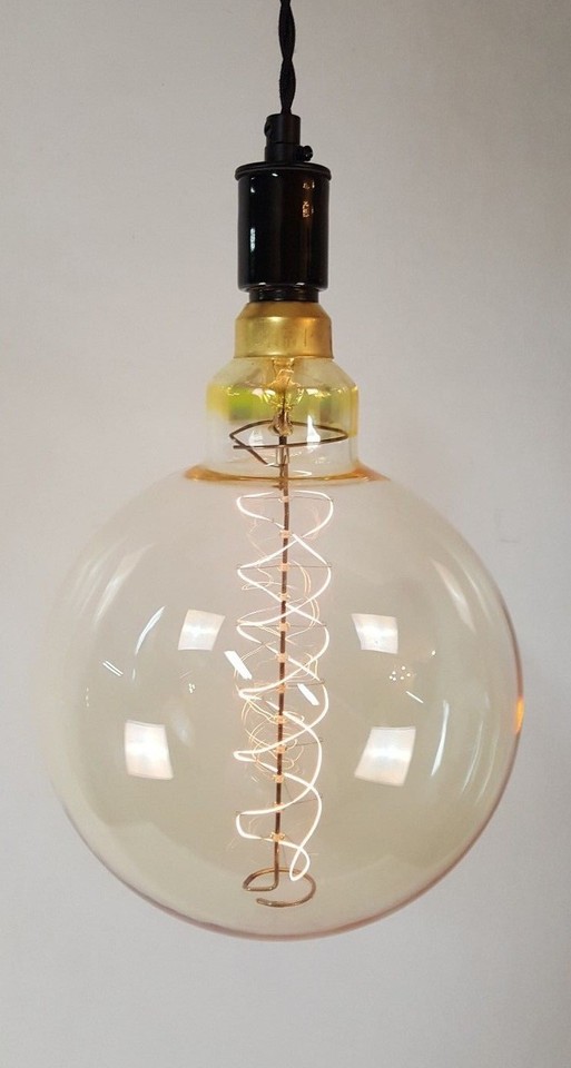 Giant Edison Bulb Plug In Pendant Light Vintage Style with 12' Cord ...