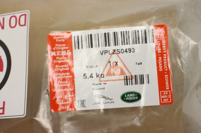 OEM Black Rubber All Weather Cargo Mat Land Rover Evoque 2017-2021 ...