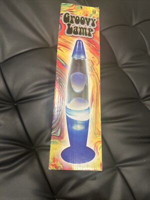 Vintage Groovy Lamp Lava Lamp Blue frame Blue Lava - New | eBay