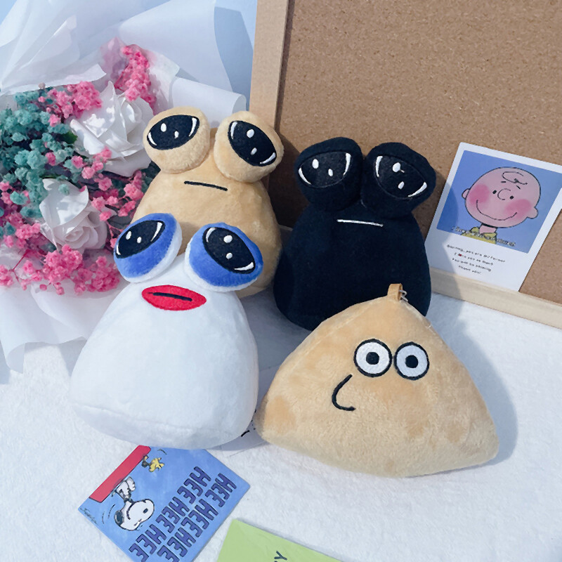 Game My Pet Alien Pou Plush Toy Emotion Alien Plushie Stuffed Animal ...