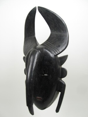 Djimini Ligbi Mask With Bird Motif Do Society Ivory Coast Tribal ...