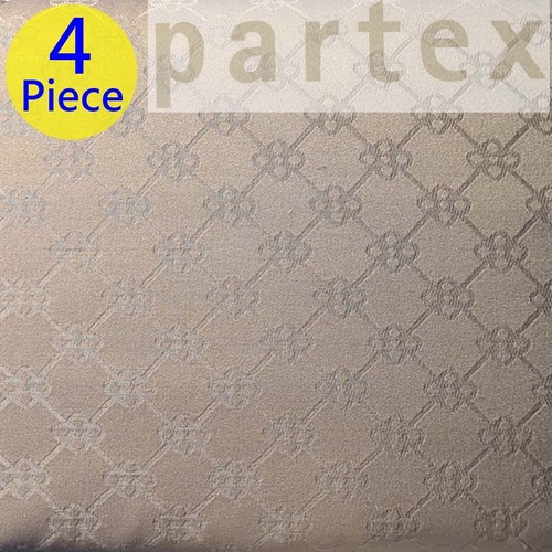 Partex Latte Jacquard KING Bed Quilt Cover Set Incudes 1 x Valance. 4 ...