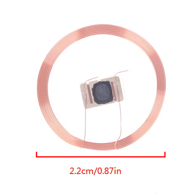 5pcs 21.6mm 13.56MHZ UID IC Card ID Rewritable Changeable Chip Keyfob ...