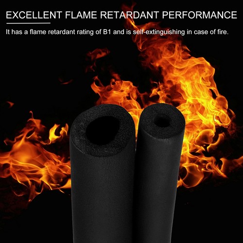 1"(25mm)x6.5Ft Pipe Insulation Foam Tube, Pipe Cover Wrap Roll Bar ...