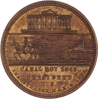 1881 James Garfield Canal Boy to President Advert Medallion TC-555432 ...