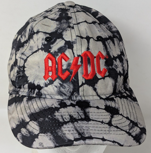 AC/DC Hat Cap Rock Band Baseball Strapback Dad Black Gray Tie Dye ...