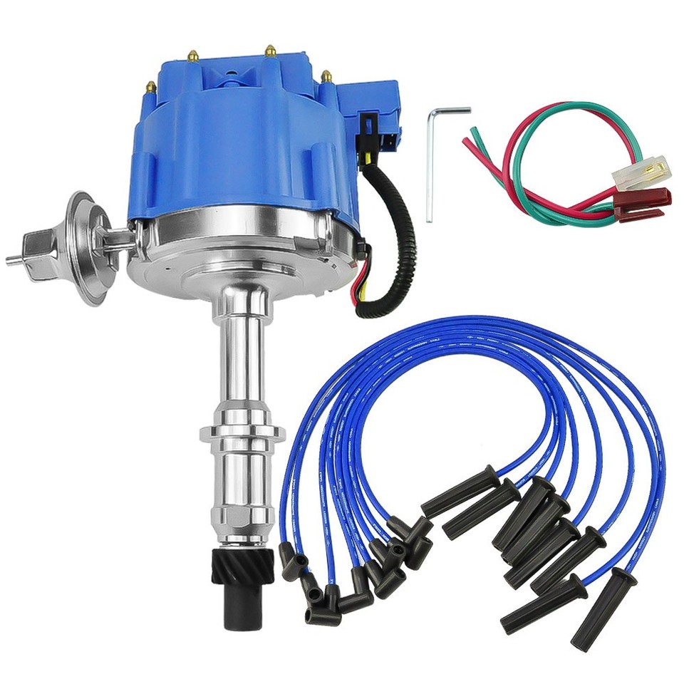 For PONTIAC 326 350 389 400 455 HEI DISTRIBUTOR + 8.5mm SPARK PLUG ...