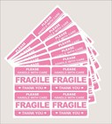 Fragile Sticker,200pcs 2x3 Pink Fragile Sticker for Boxes,Cartons ...