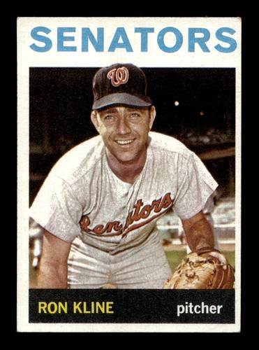 1964 Topps #358 Ron Kline Senators EX+ *T6 | eBay