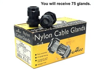 ALCO Cable GLand ALCMG25 Nylon Black 25mm Range 11-17mm IP66/68 x75 | eBay