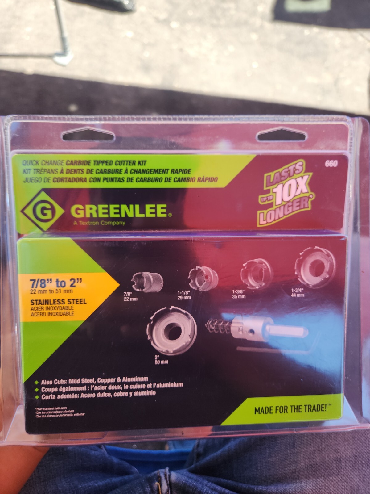 Greenlee 5-Piece Quick Change Hole Cutter Set - 660 for sale online | eBay