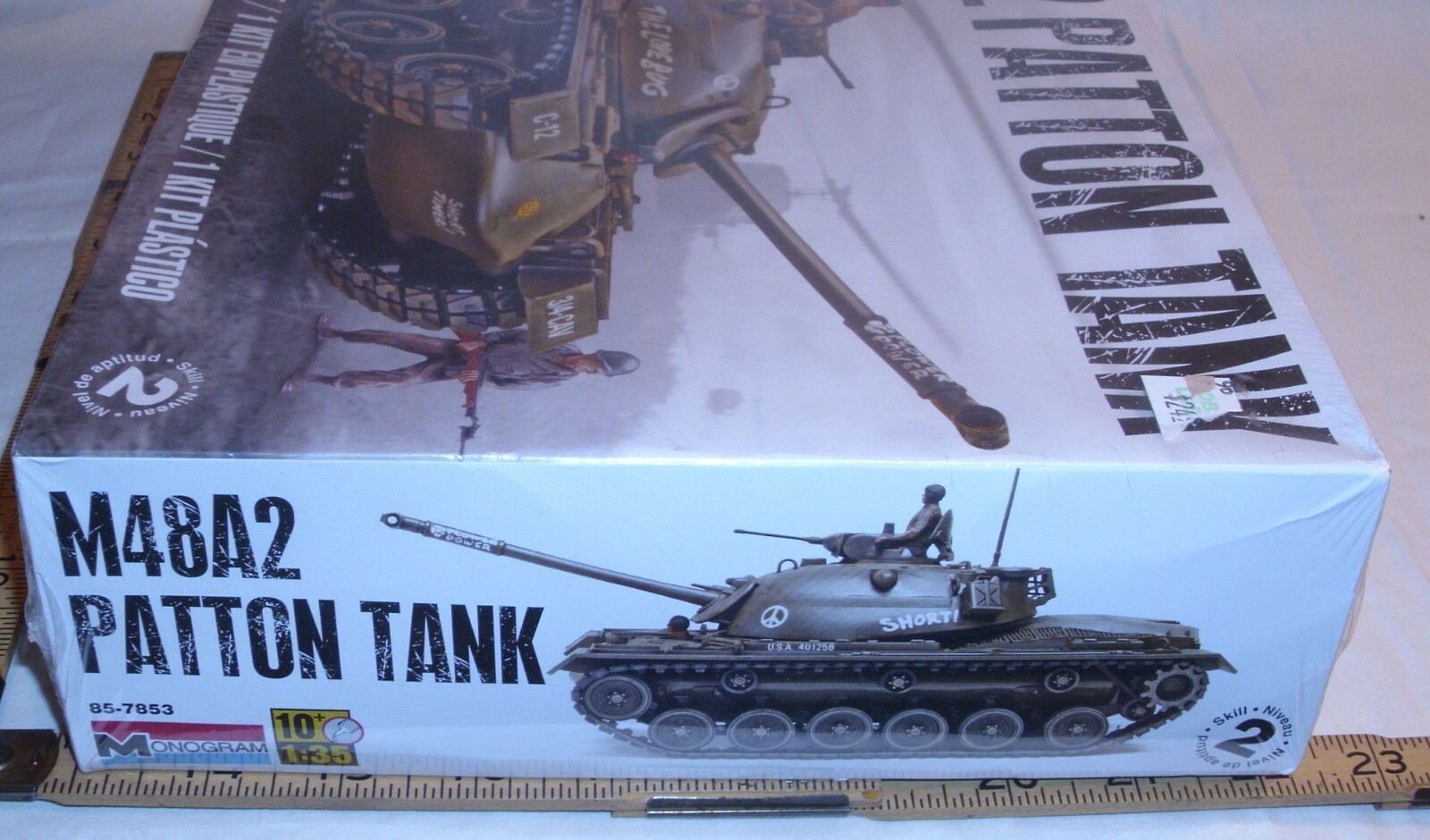 MONOGRAM M48A2 PATTON TANK WWII MODEL KIT 1:35 SEALED | eBay