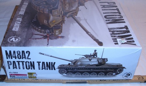 MONOGRAM M48A2 PATTON TANK WWII MODEL KIT 1:35 SEALED | eBay