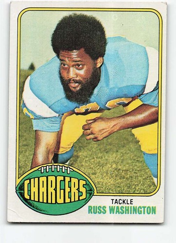 1976 Topps #38 Russ Washington EX Excellent Chargers 116257 | eBay