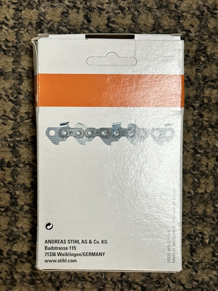 New Genuine Stihl 12" Chainsaw Chain 3636 005 0045 63PM3 45 3/8"P .050 ...