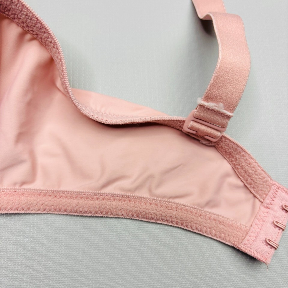 Maidenform T-Shirt Bra 38DD Pink Satin Nylon Lined Cup Underwire 0795 ...