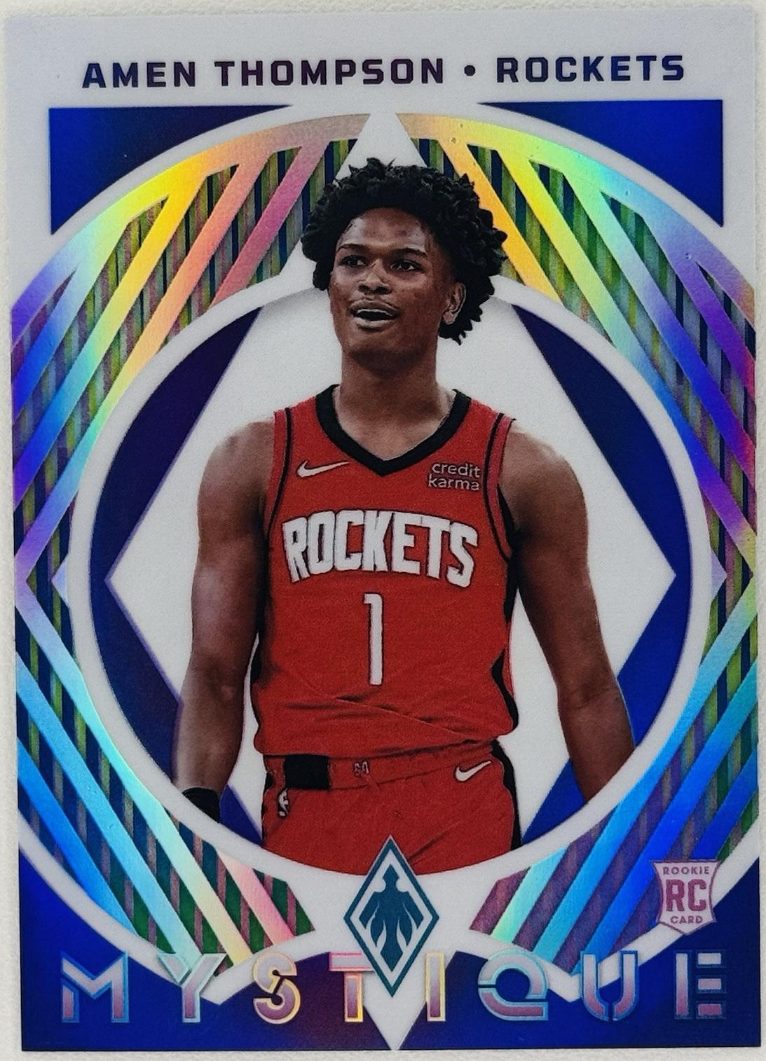 2023-24 Panini Phoenix - Mystique Amen Thompson #6 Purple /75 (RC) for ...