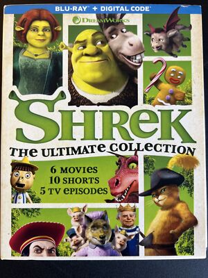 Shrek: The Ultimate Collection Blu-Ray *New Discs*No Digital ...