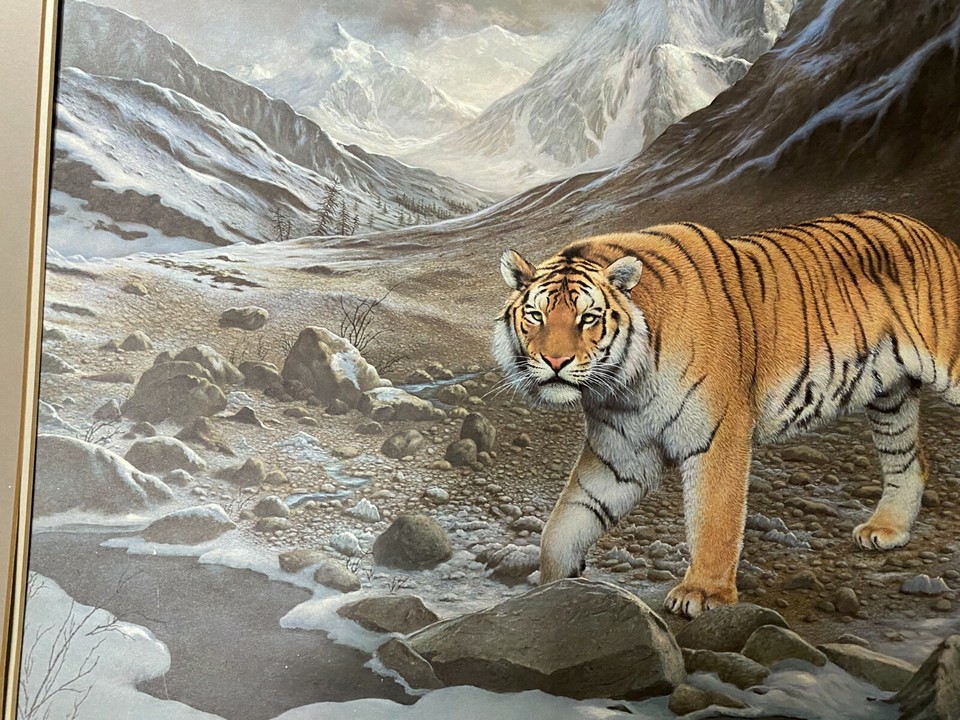 Charles Frace (1926 - 2005) "Siberian Tiger" Print - Hand Signed - COA ...