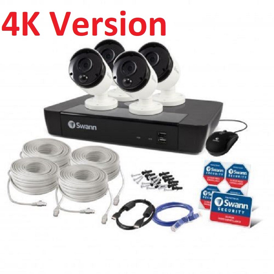 Swann NVR8-8580 8CH 4K 2TB 4x 5MP Cameras With 360 Degree Car DVR | eBay