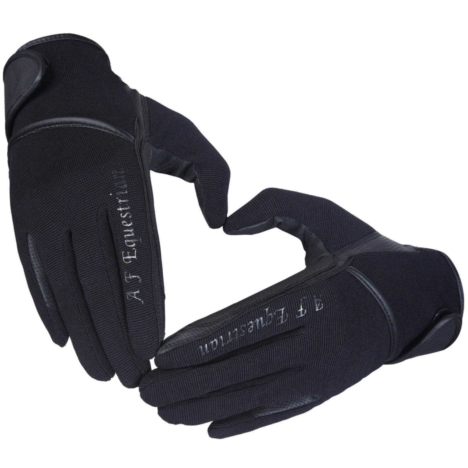 AF Equestrian Horse Riding Gloves LADIES Synthetic Leather Cotton ...