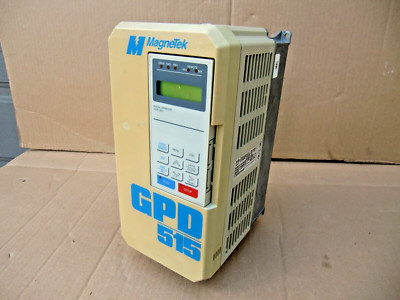 MAGNETEK GPD515C-B011 AC VECTOR DRIVE, 380-460V, 11.7A, 5HP, P/N:CIMR ...