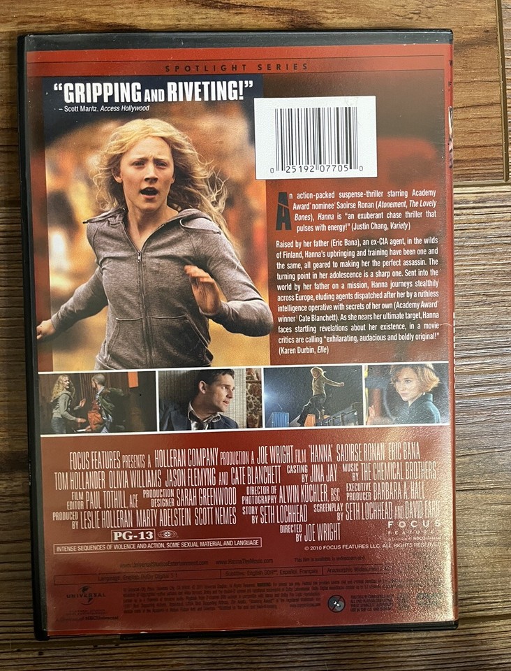 Hanna (DVD, 2011) Movie Blockbuster 25192074677| eBay