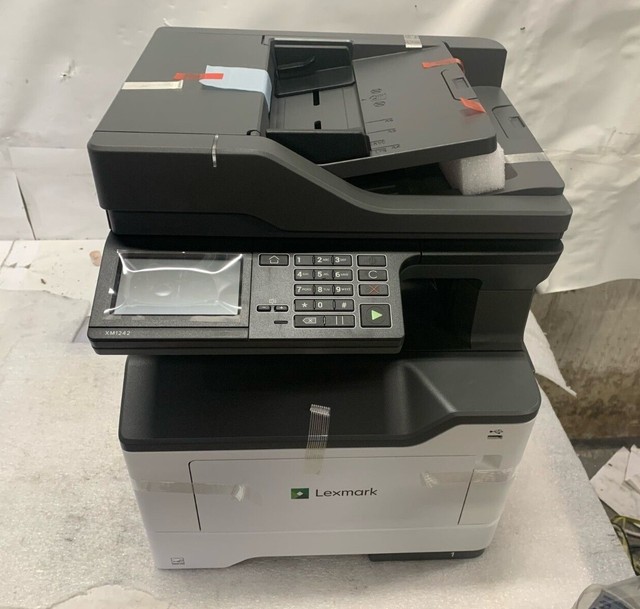 Lexmark XM1242 MFP BW LASER PRINTER 36S0740 COPY FAX SCAN 42PPM for ...