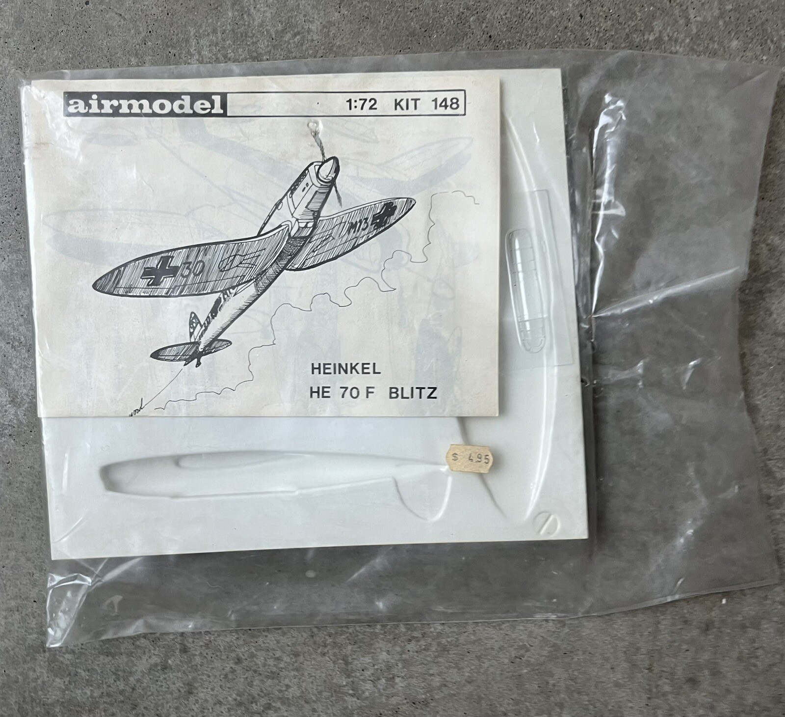 LOT Airmodel Vacuform German WWII Aircraft Airplane Model Kit ...