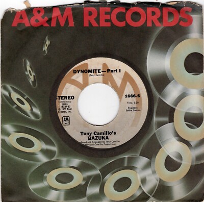 Tony Camillo's Bazuka – Dynomite 1975 A&M Soul VG+ | eBay
