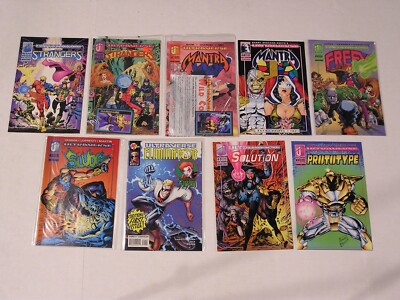 LOT (9) Ultraverse SLUDGE Mantra #1 PROTOTYPE #1 MALIBU COMICS The ...