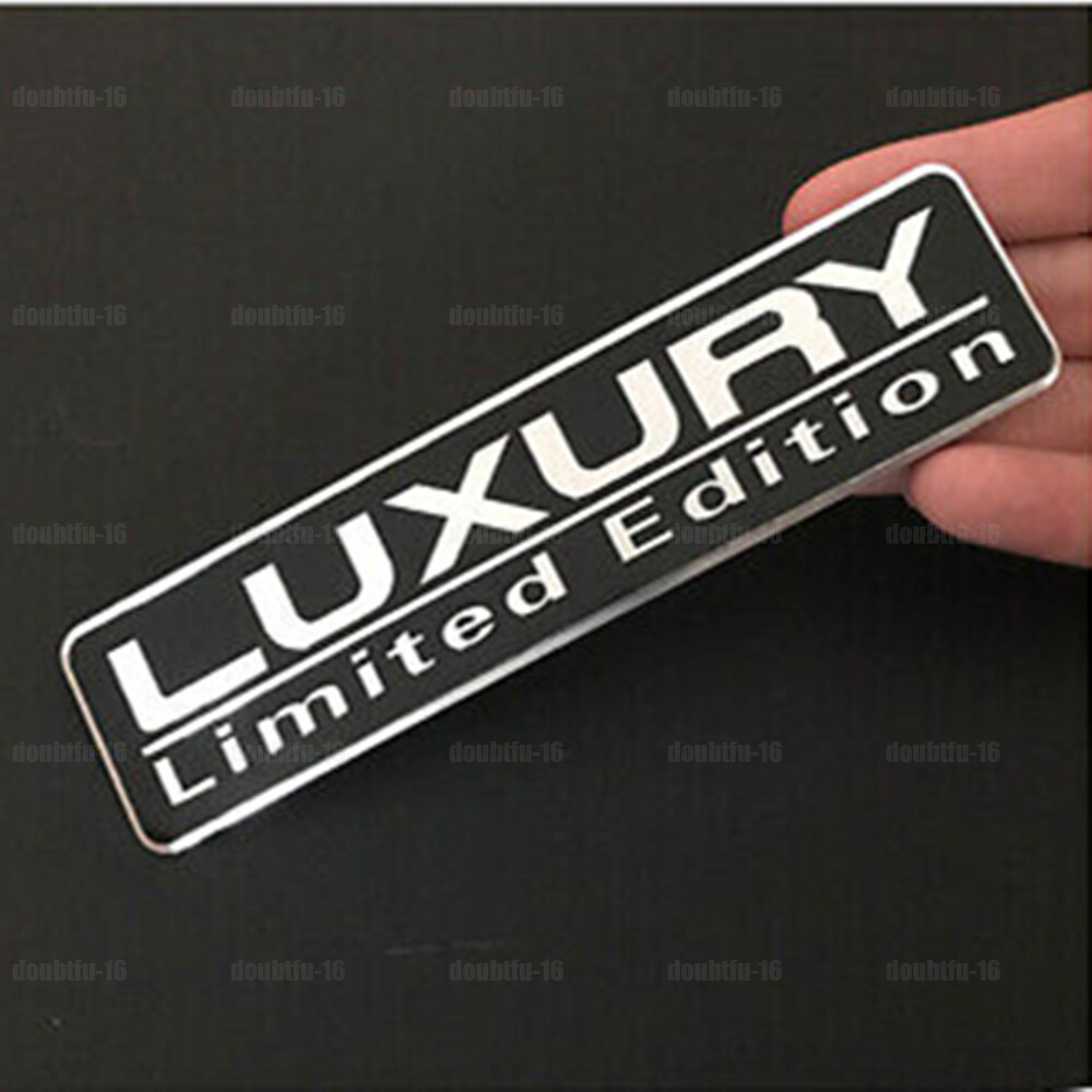 Luxury Limited Edition Logo Car 3D Sticker Metal Emblem Badge Decal ...