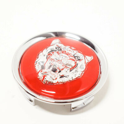 NEW Jaguar Wheel Badge Red Silver MNA6249EA | eBay