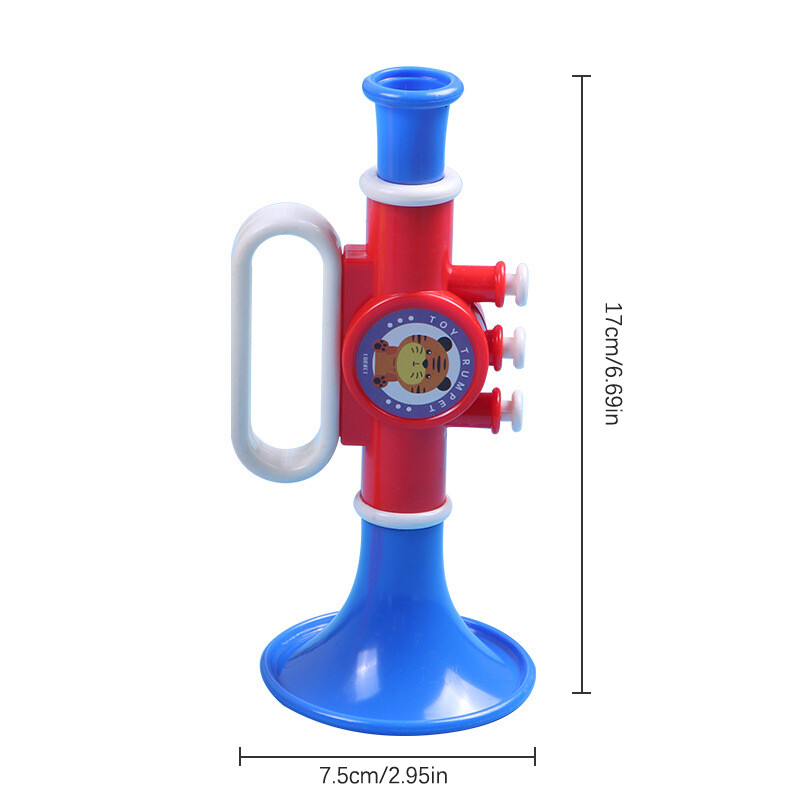 17cm Blowing Trumpet Voice Changing Whistle Horn Toys Musical Playing ...