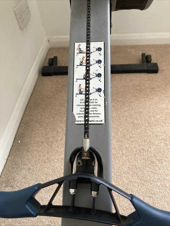 Concept 2 Model PM3 Black Indoor Rowing Machine! Good Condition | eBay UK