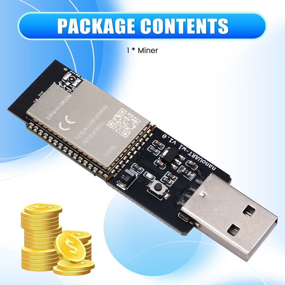 USB Miner Lottery Miner 40-50KH/S Bitcoin Miner Asic Mining Low ...