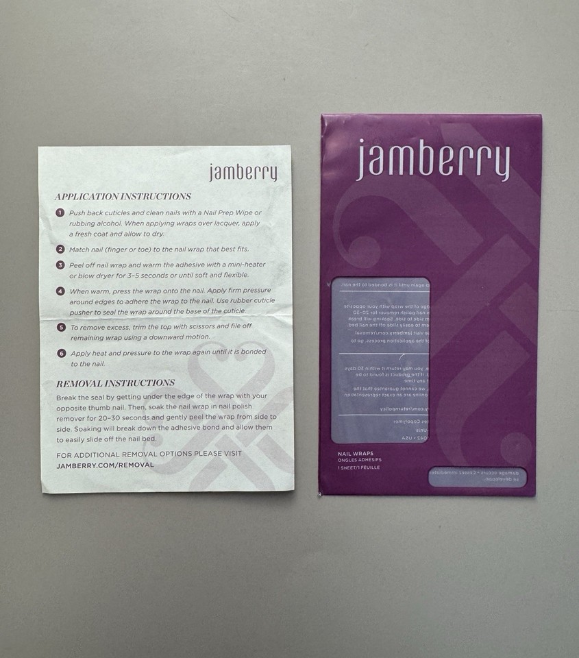 Jamberry Nail Wraps Full Sheets - 8 Patterns - Half Sheets + Accent ...