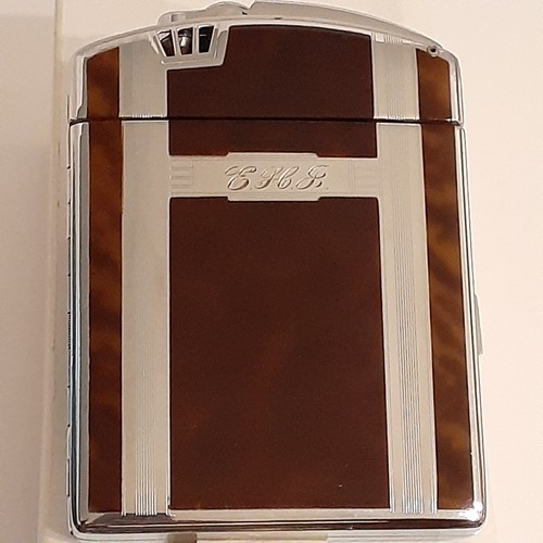 Ronson Twenty Case. Tortoise enamel and chrome. | eBay