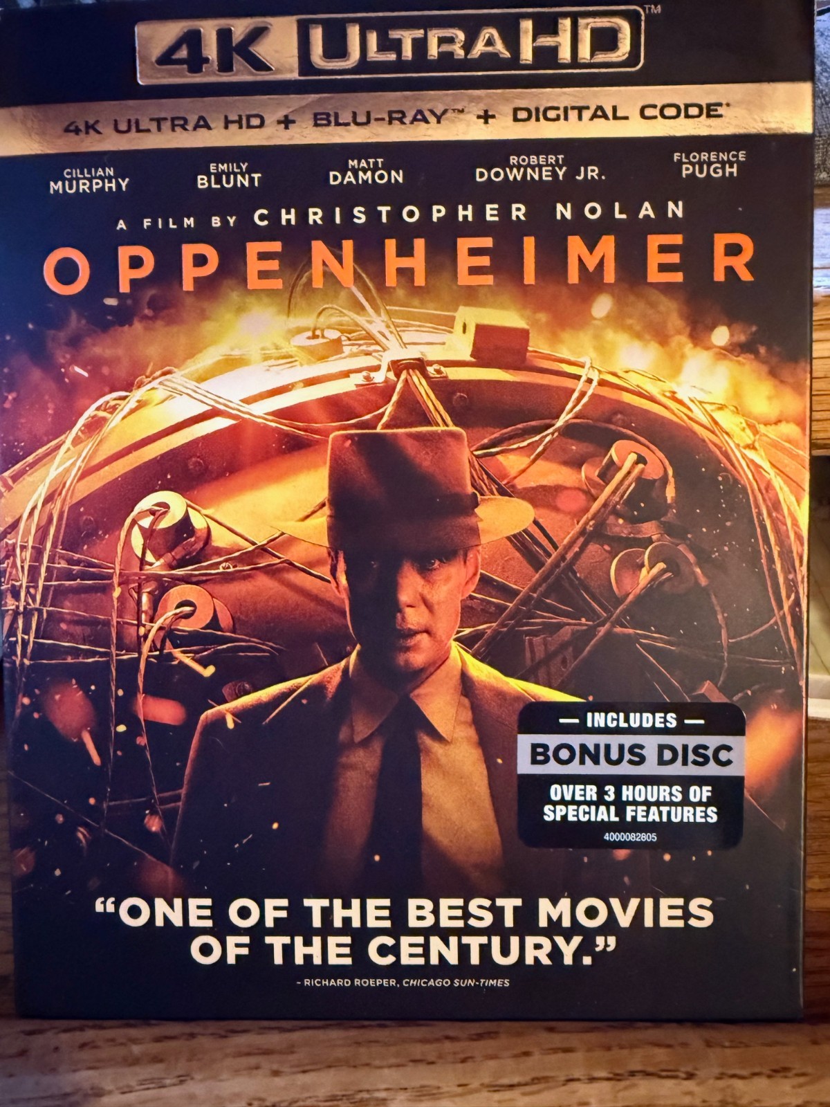 Oppenheimer Ultra HD 4k + blu ray + DC ( 3 Disc Set ) | eBay