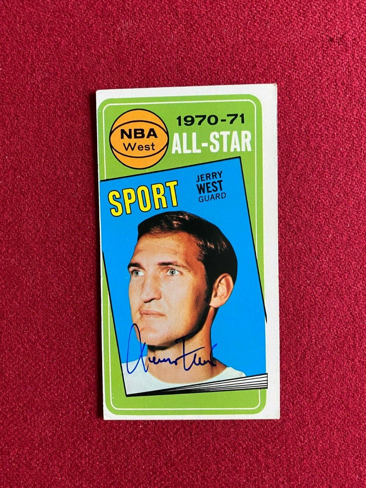 Jerry West Autographed Memorabilia | Signed Photo, Jersey, Collectibles ...