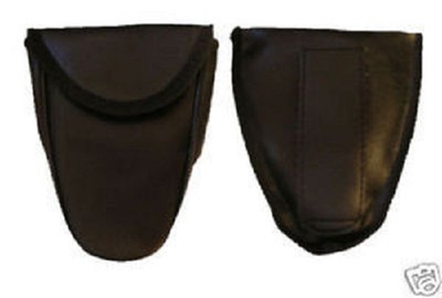 TWO! Handcuff Case Hand Cuffs Belt Loop on Back Hook & Loop Flap ...