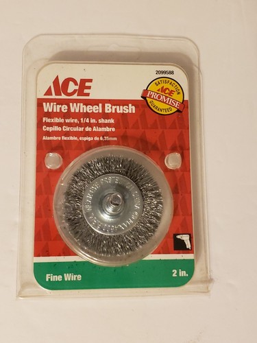 ACE 2" Fine Wire Wheel Brush with 1/4 in. Shank NEW IN PACKAGE | eBay