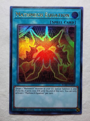 Mathmech Equation - BLMR-EN092 - Ultra Rare - 1st Edition - Yugioh ...