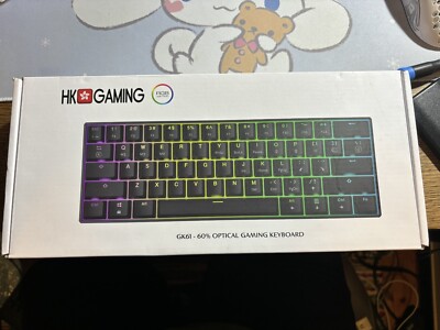 HK Gaming GK61 Mechanical Keyboard 60% - Optical Black Switches (Modded ...