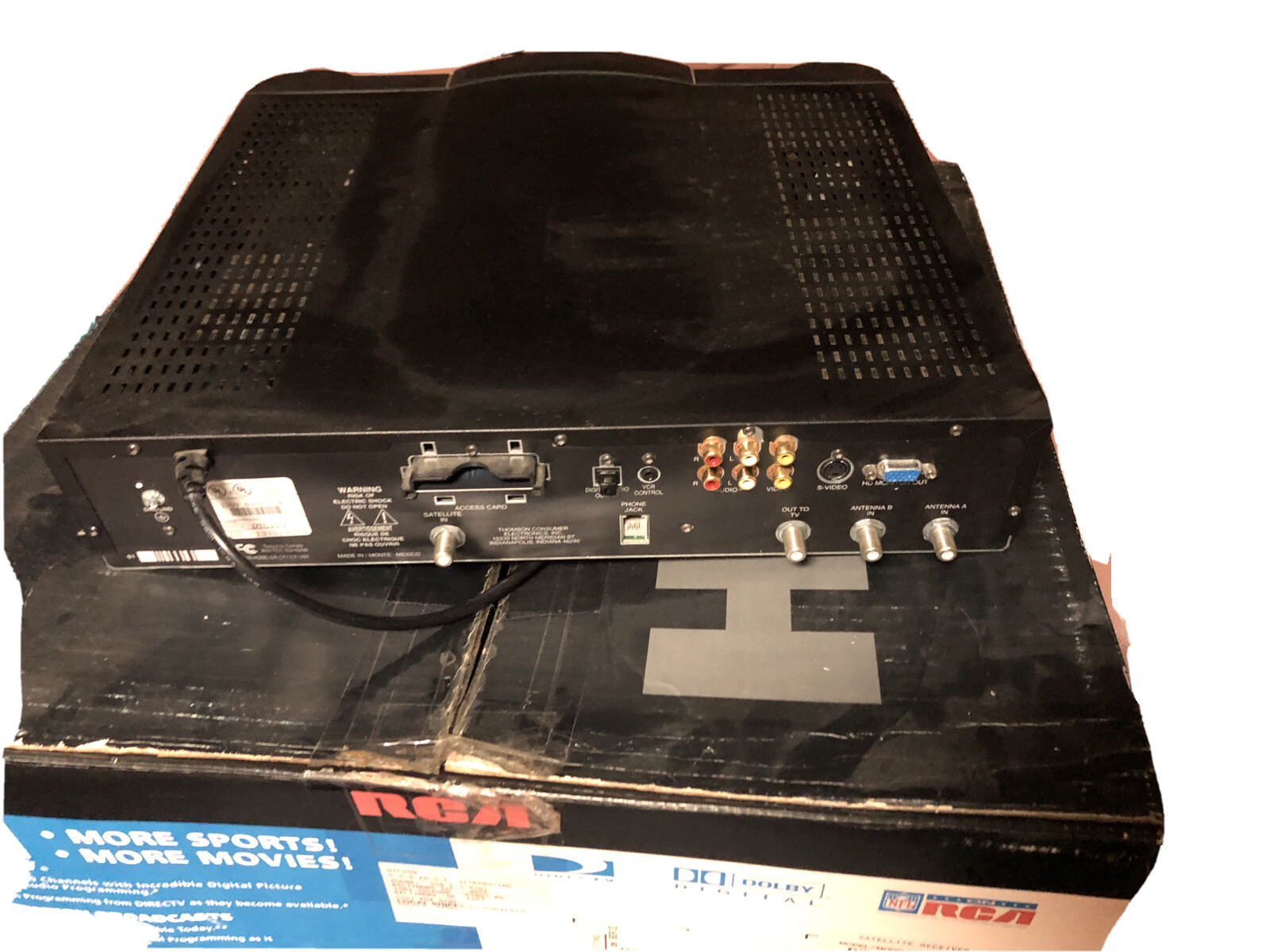 RCA DTC 100 DTC100 HDTV DIRECTV Digital Satellite TV Receiver Nr for ...