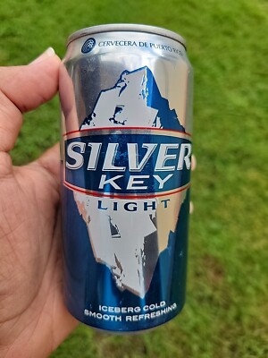 Puerto Rico 🇵🇷 Cerveza Silver Key Light Beer 2016 Aluminum Can Rare ...