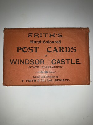 12 Frith’s Hand-Coloured Postcards of Windsor Castle Vintage | eBay