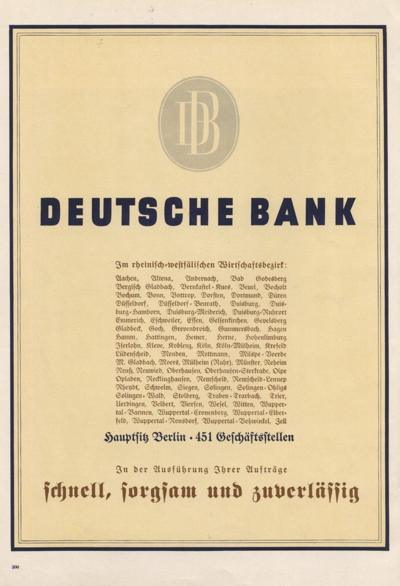 Deutsche Bank Ads